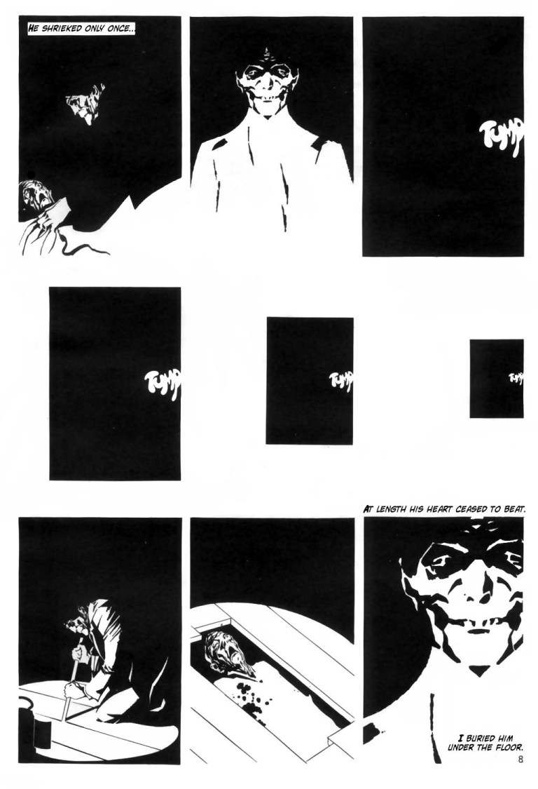 “The Tell-Tale Heart” by Alberto Breccia, AR/IT, 1975