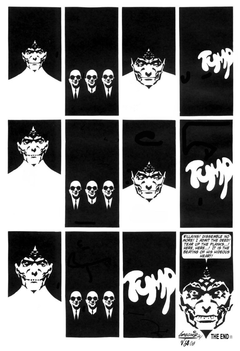 “The Tell-Tale Heart” by Alberto Breccia, AR/IT, 1975