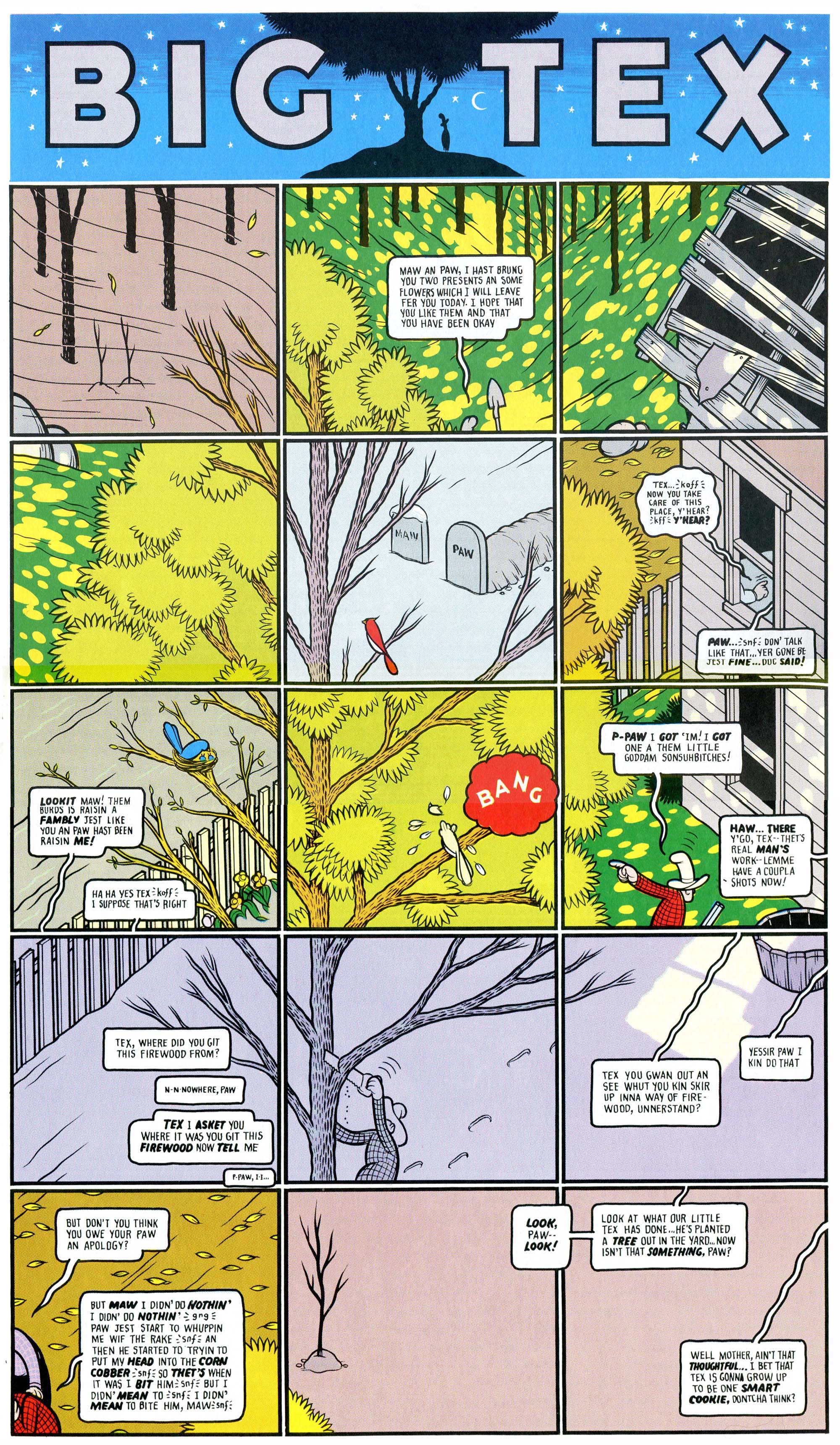 “Big Tex” by Chris Ware, USA, 1996
